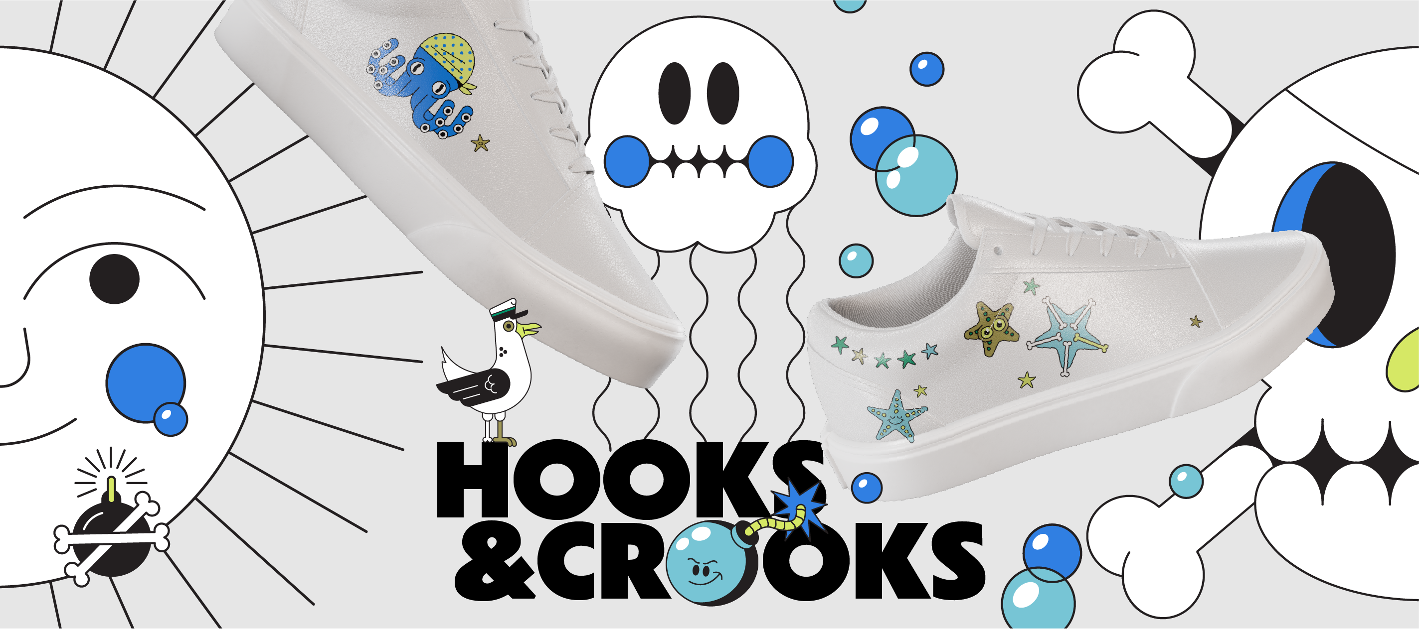 ShoeTattoo, HOOKS & CROOKS